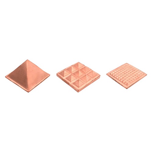 3 Layer Copper Pyramid (3x3 Inches) | Effective Gems