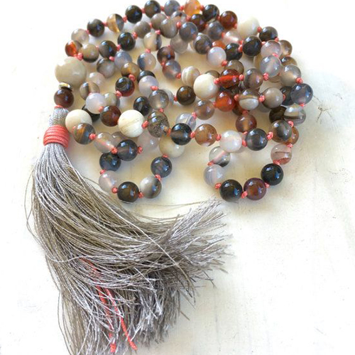 Mix Agate 8mm Mala | Effective Gems