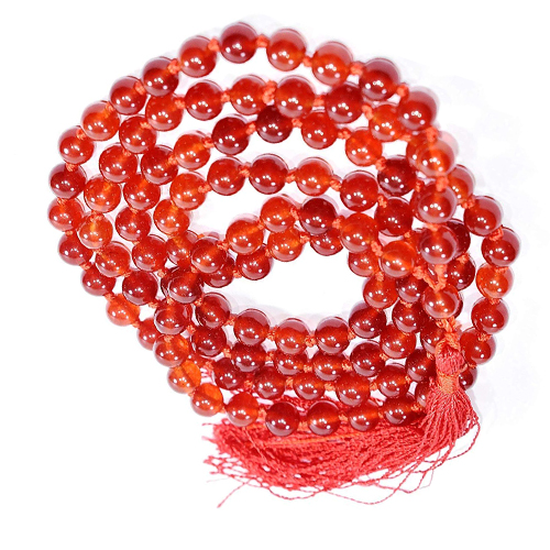 Red Carnelian 6mm Mala | Effective Gems