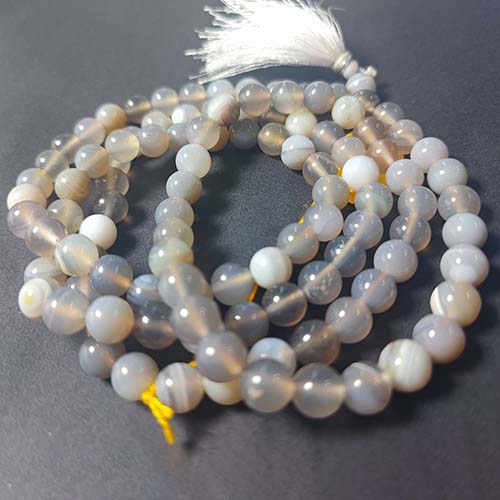 Smoky Agate 8mm Mala | Effective Gems