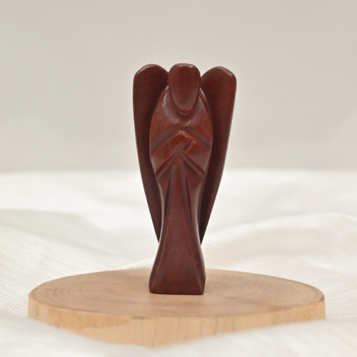 Red Carnelian Angel (3 Inch) | Effective Gems